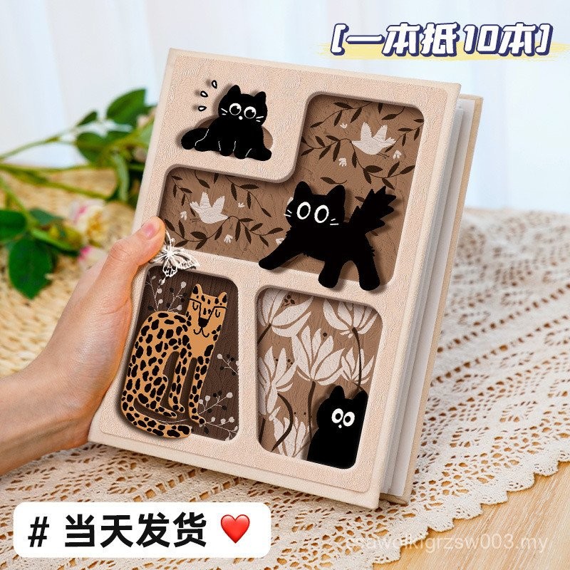 Buku kad kucing tebal, gaya, gambar polaroid bernilai tinggi, buku ...