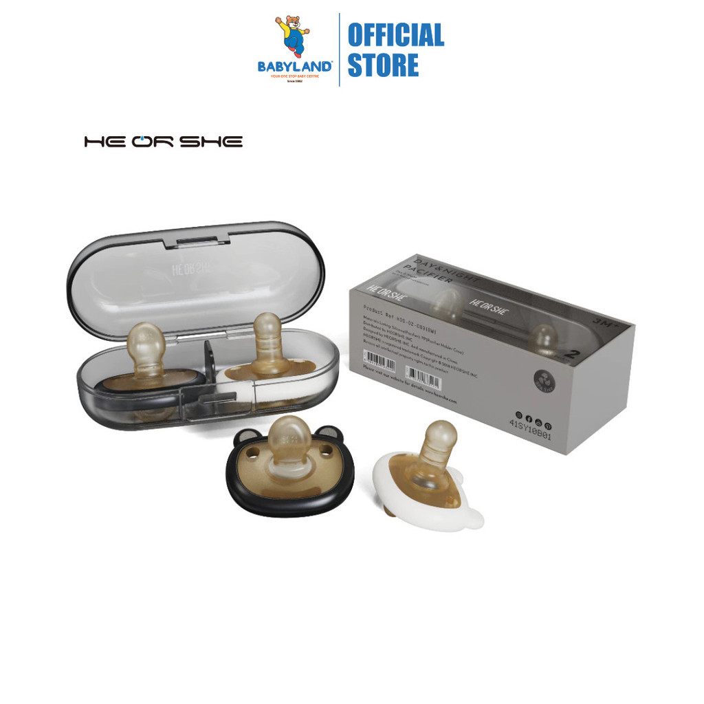 He or She Day & Night Pacifier | Shopee Malaysia