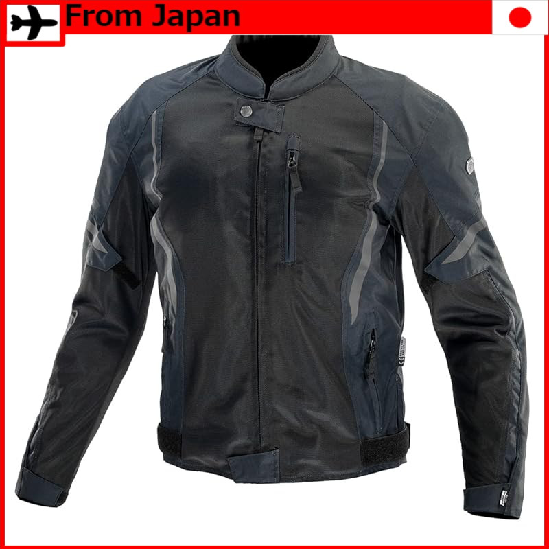 [KOMINE] Motorcycle JK-1463 Protect Half Mesh Jacket 07-1463 Men’s Navy XL【Direct from Japan ...