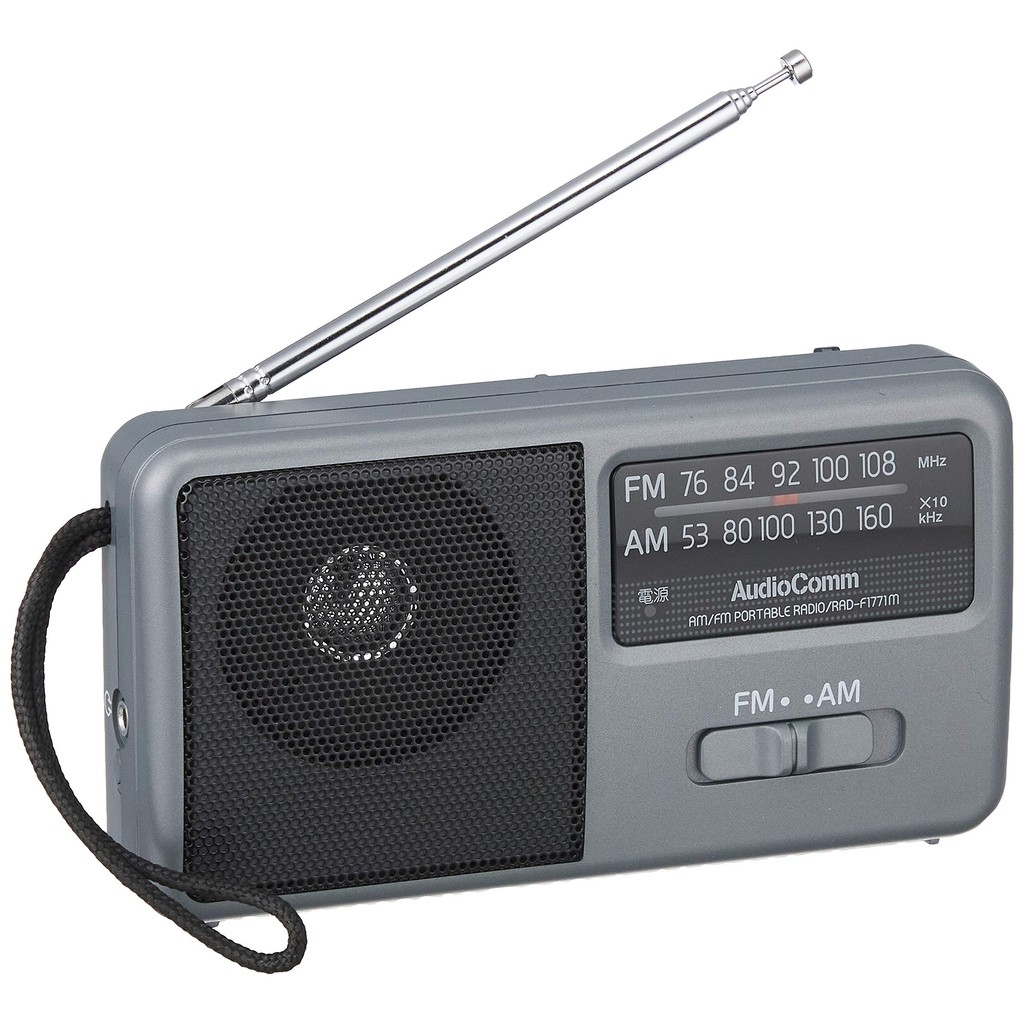 Ohm Electric Portable Radio AM/FM Compact Radio RAD-F1771M 07-9721 ...