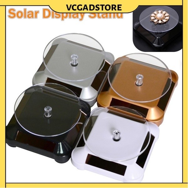 BARU Solar Rotating Showcase 360 Rotating Display Stand Rotasi Tampilan ...