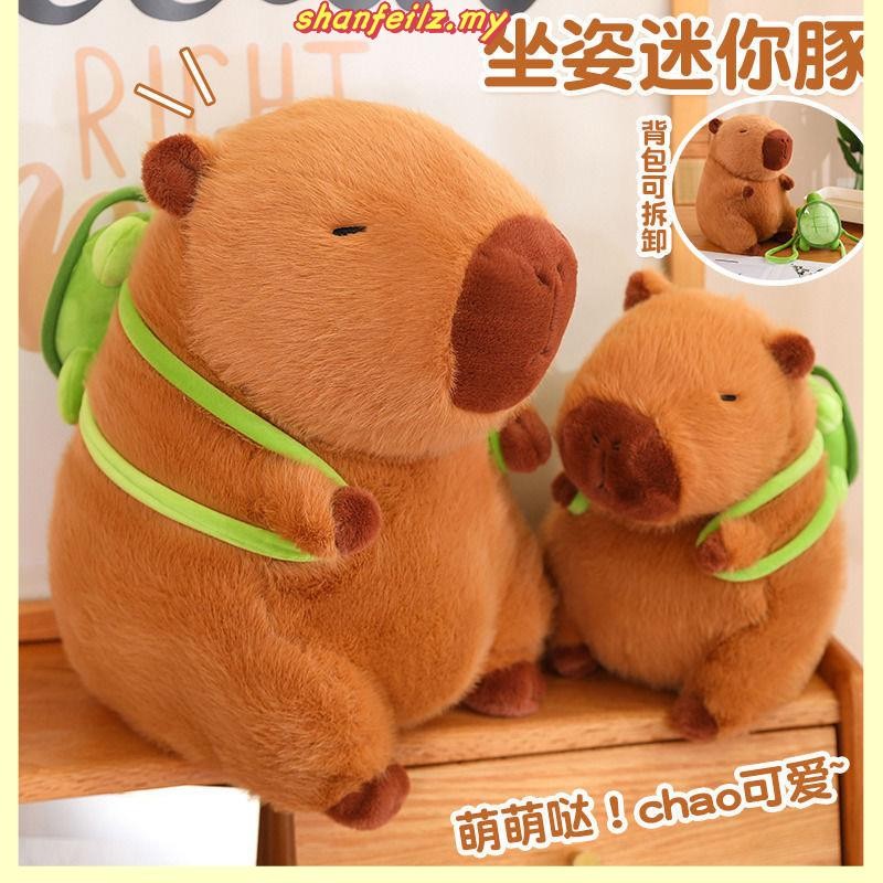 Top B New Fluffy Snotty Capybara Plush Doll Kawaii Capybara With ...