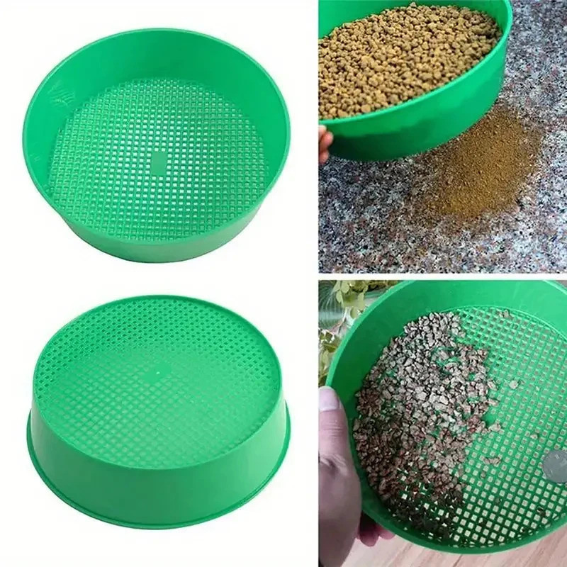 Plastic Soil Sieve Filter Mesh for Soil Stone Sifting Filtration Garden ...