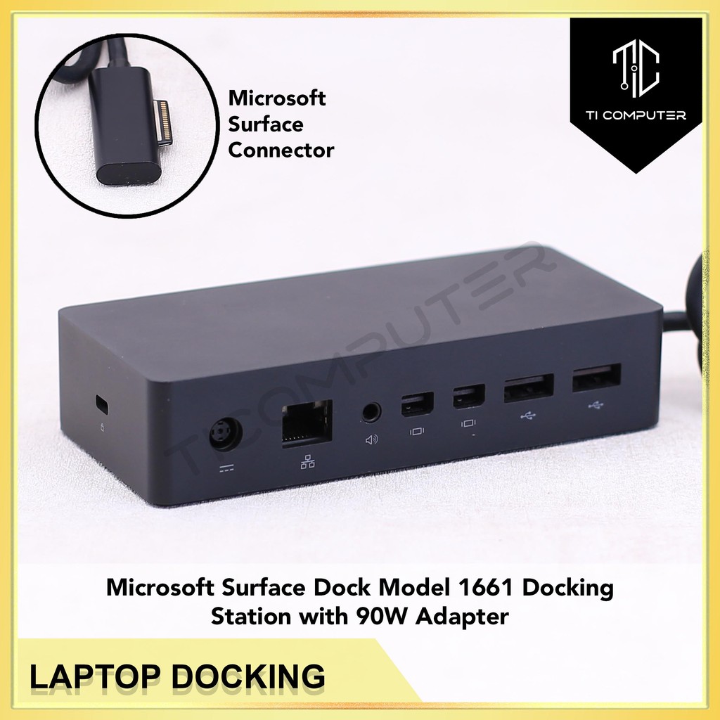 Microsoft Surface Dock Model 1661 Refurbished Docking Station with 90W ...