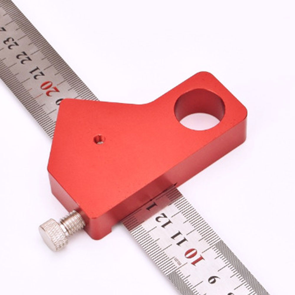 Useful Steel Ruler Positioning Block 45/60/90 Degree Angle Line Marking ...