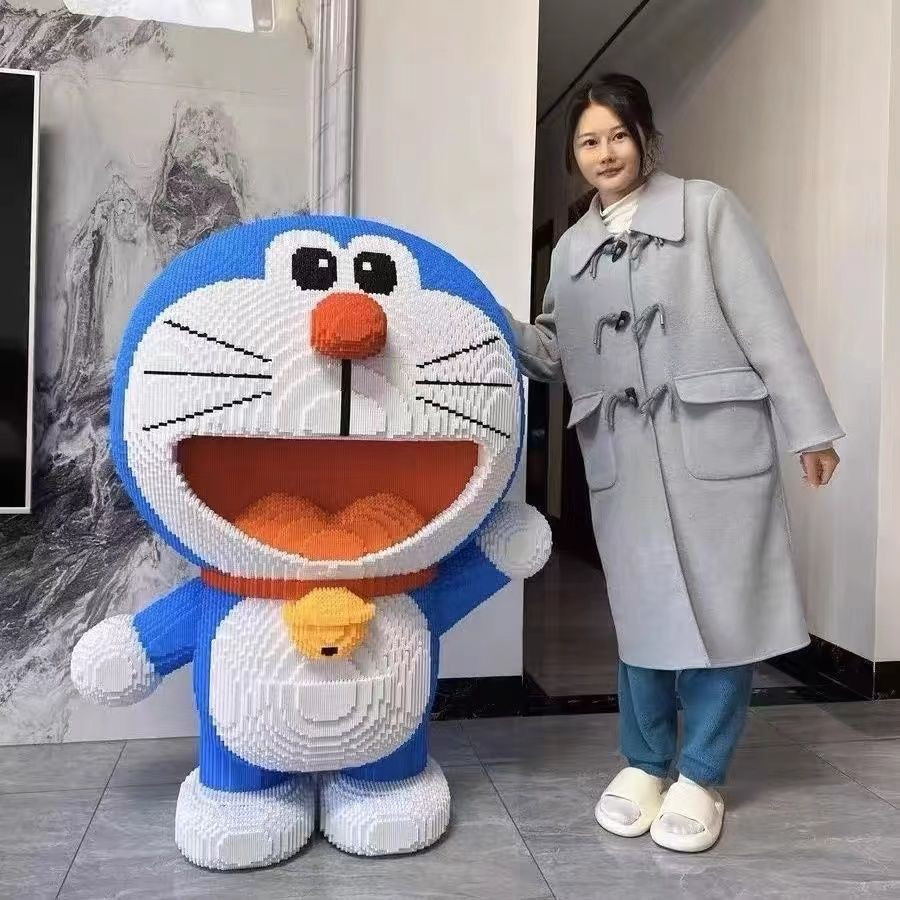 Huge Doraemon Compatible Lego Educational Building Blocks Assembling ...