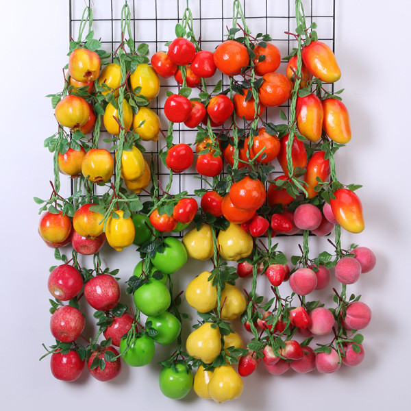 fake eggplant Tali buah tiruan, pir, oren, oren, lemon, tembikai ...