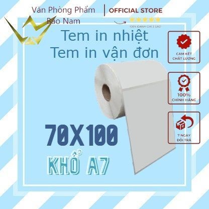 A7 size thermal stamp - 70x100 in Shopee, e-commerce bills of lading ...