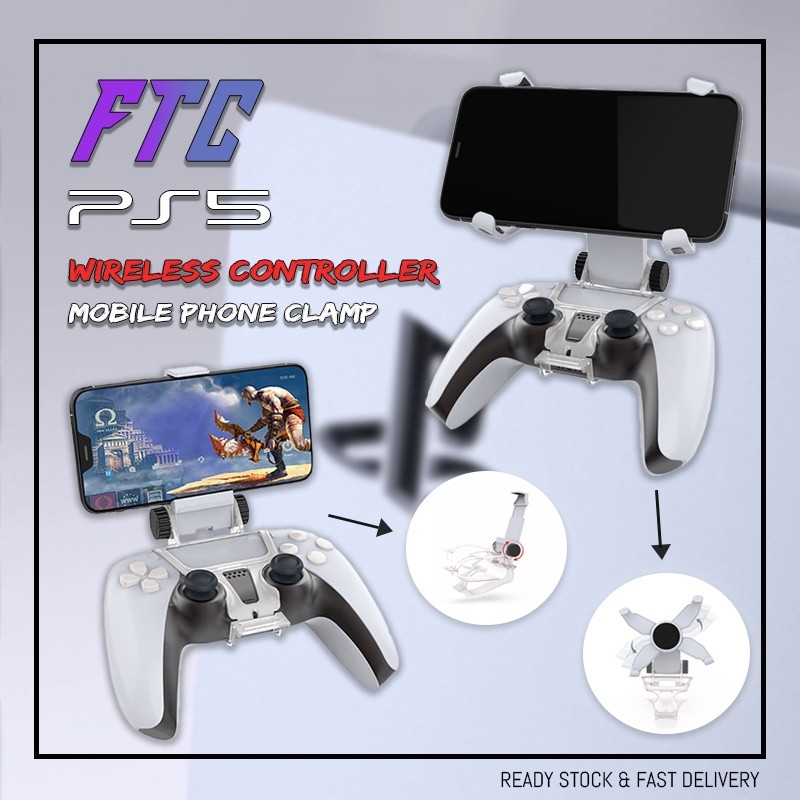 FTC Dobe Gaming Mobile Phone Clamp Controller Phone Stand | Shopee Malaysia
