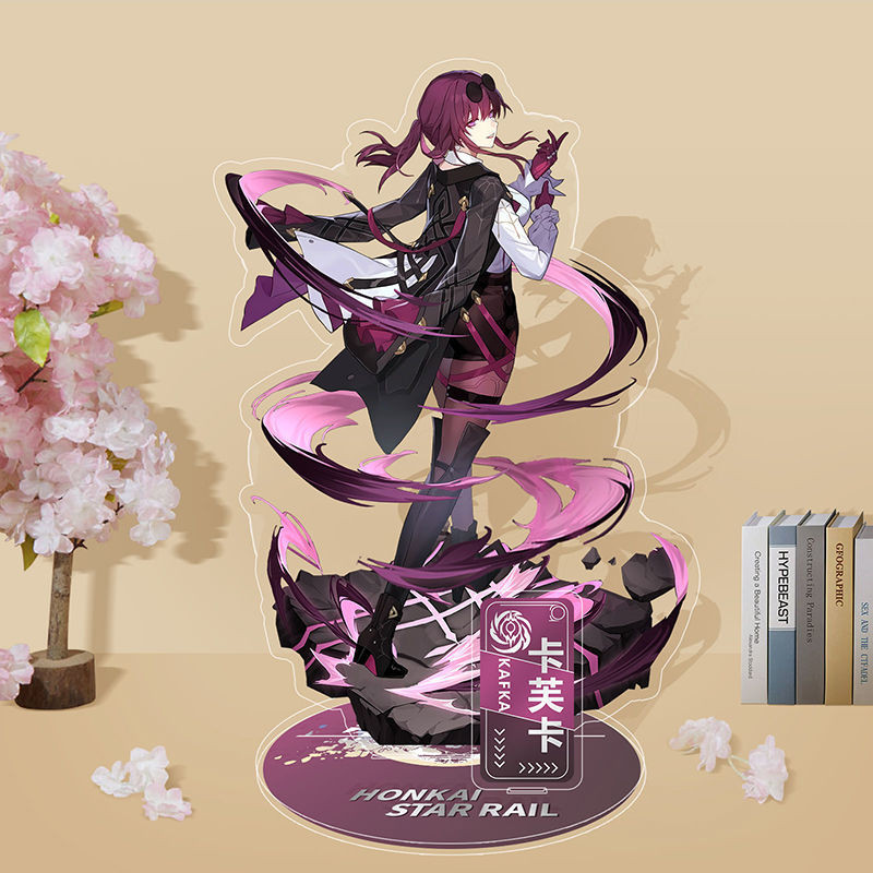 新品/现货星穹铁道10cm卡芙卡周边二次元立牌高颜值桌面摆件闺蜜Star Dome Railway 10cm Kafuka ...