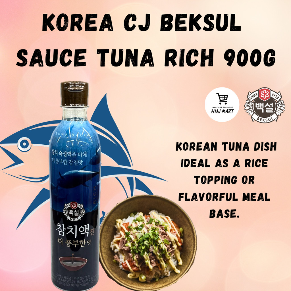 KOREA CJ BEKSUL SAUCE TUNA RICH 900G CHAMCHI-JJIGAE TUNA TTEOKBOKKI CHAMCHI BOKKEUMBAP | Shopee ...