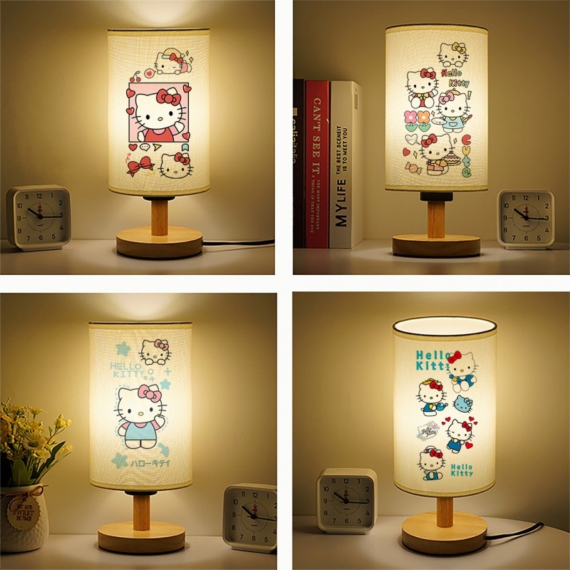 [Haroro] Led Hellokitty Table Lamp Sanrio Lamps Cartoon Kitty Cat Night ...