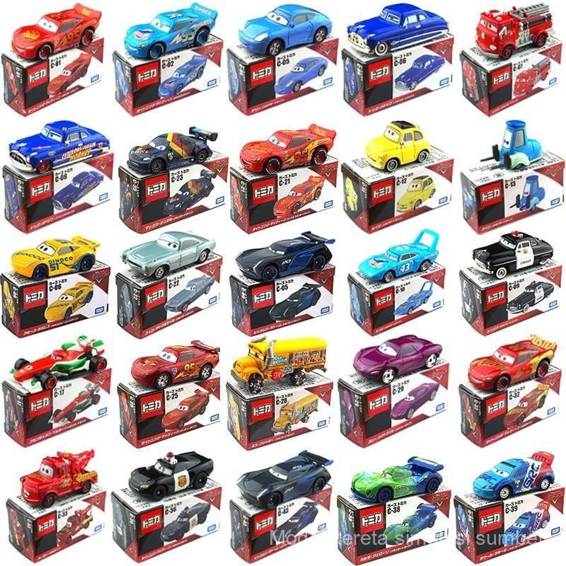 Tomei Car Racing Story TOMICA Alloy Car Model Lightning McQueen Dieya ...