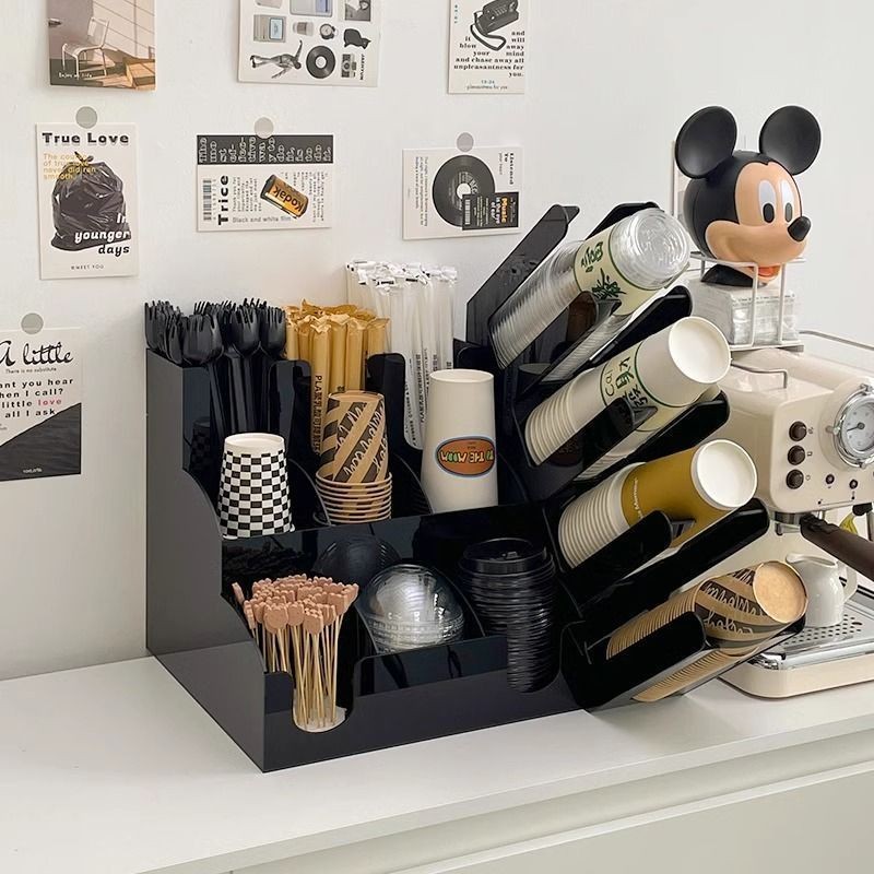 Milk Tea Cup Holder Cup Holder Milk Tea Shop Storage Rack Paper Cup ...