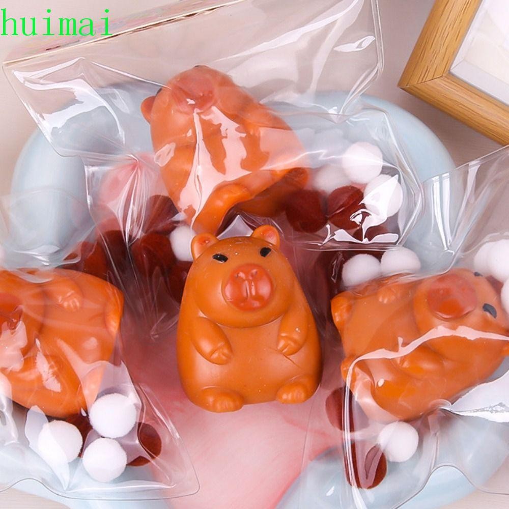 HUIMAI Capybara Squeeze Toy, Soft Slow Rebound Cartoon Fidget Toy ...