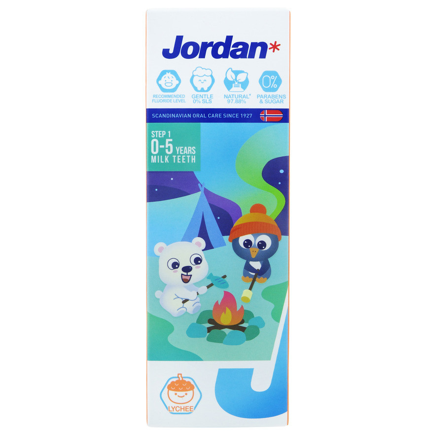 JORDAN Kids Step 1 0-5 Years Toothpaste Lychee 75g | Shopee Malaysia