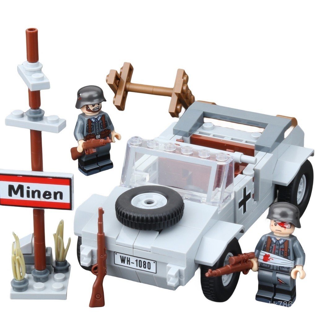 New Product Full Crown Building Blocks100080Wwiii German Bucket Truck ...
