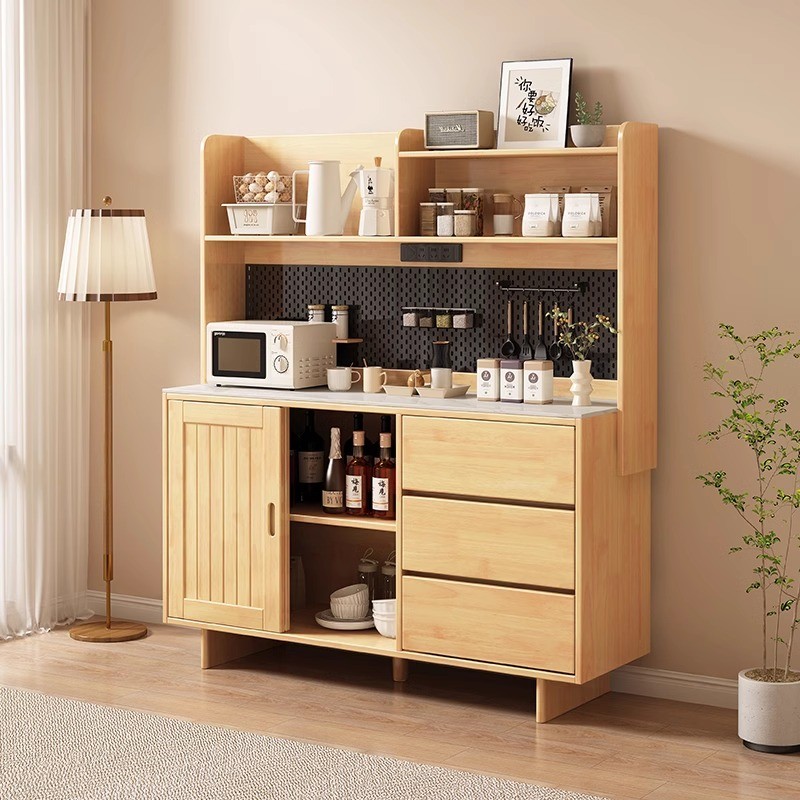 Kabinet Sideboard Xin Baili Kabinet Penyimpanan Bersepadu Dipasang di ...