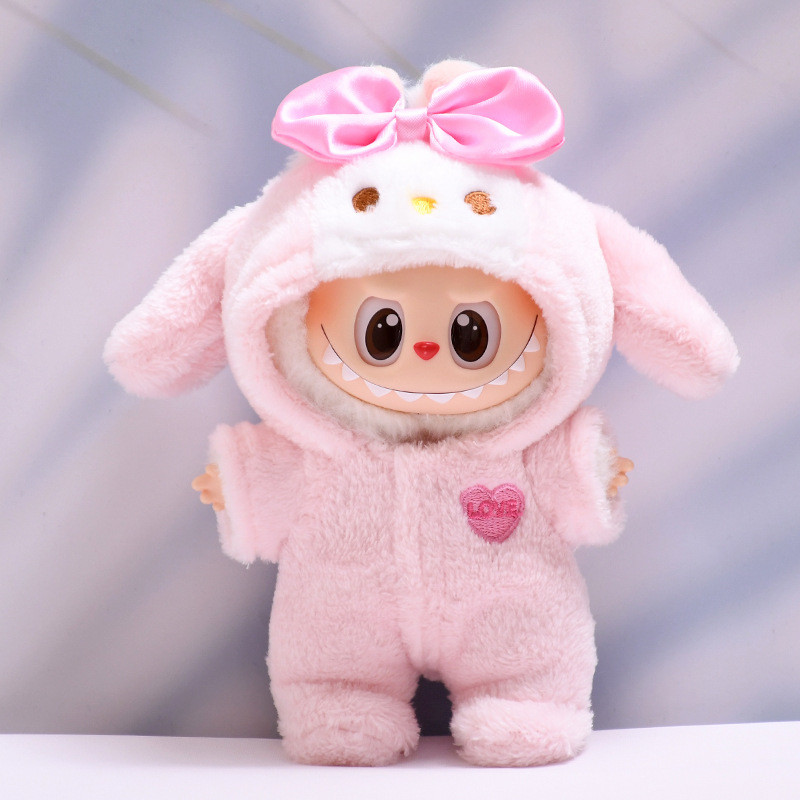 17cm Labubu doll clothes 1st Generation 2nd Generation Labubu clothes ...