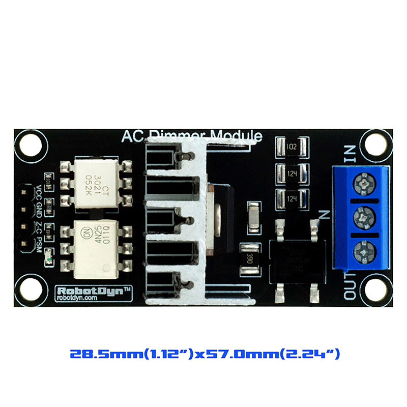 [ndr] AC Light Dimmer Module 1 Channel 8A 3.3V/5V Logic AC 50/60H Light ...