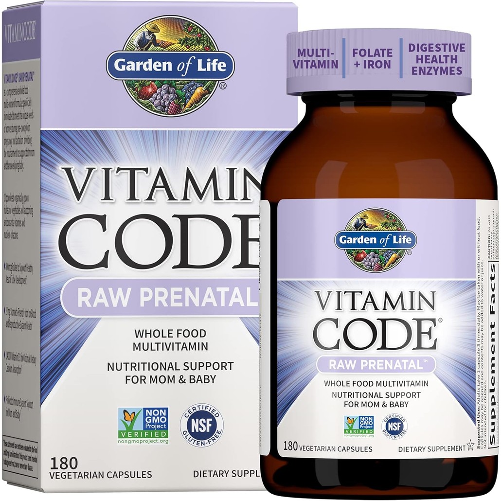 Prenatal Multivitamin for Women from Whole Foods with Biotin, Iron ...
