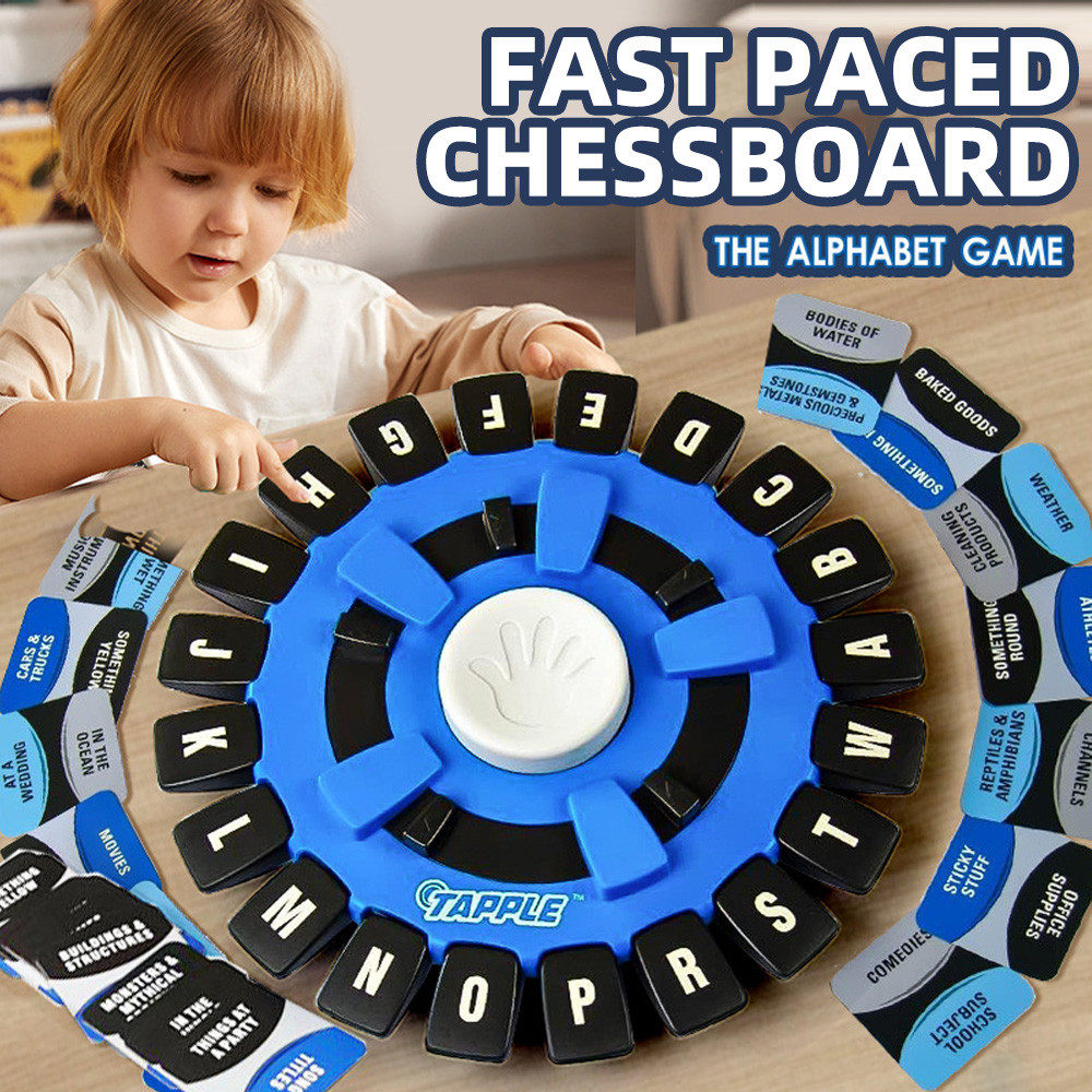 Interactive 2-8 Players Fast-paced Tapple Board Game Funny Crazy ...