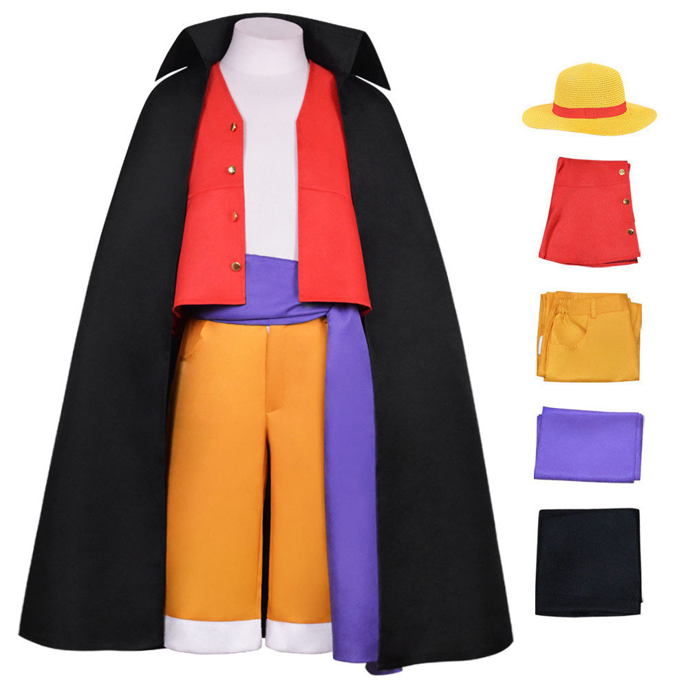 One Piece cos Wano Country Demon Island Chapter Luffy cosplay Costume ...
