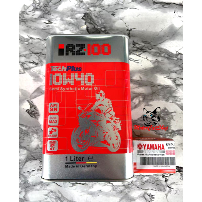 Engine Oil RZOIL Made In Germany (RZ100 10W40) Semi Synthetic Free Yamaha Oil Filter | Shopee ...