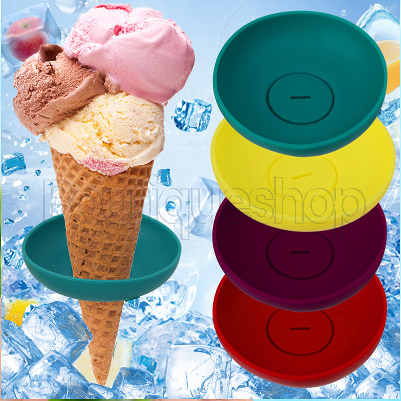 Silicone Ice Cream Holder - Portable Children's Ice Pop Support ...