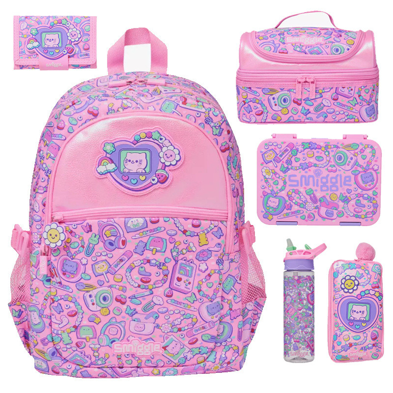 Smiggle New Style Pink Necklace Cat Series Primary School Students ...