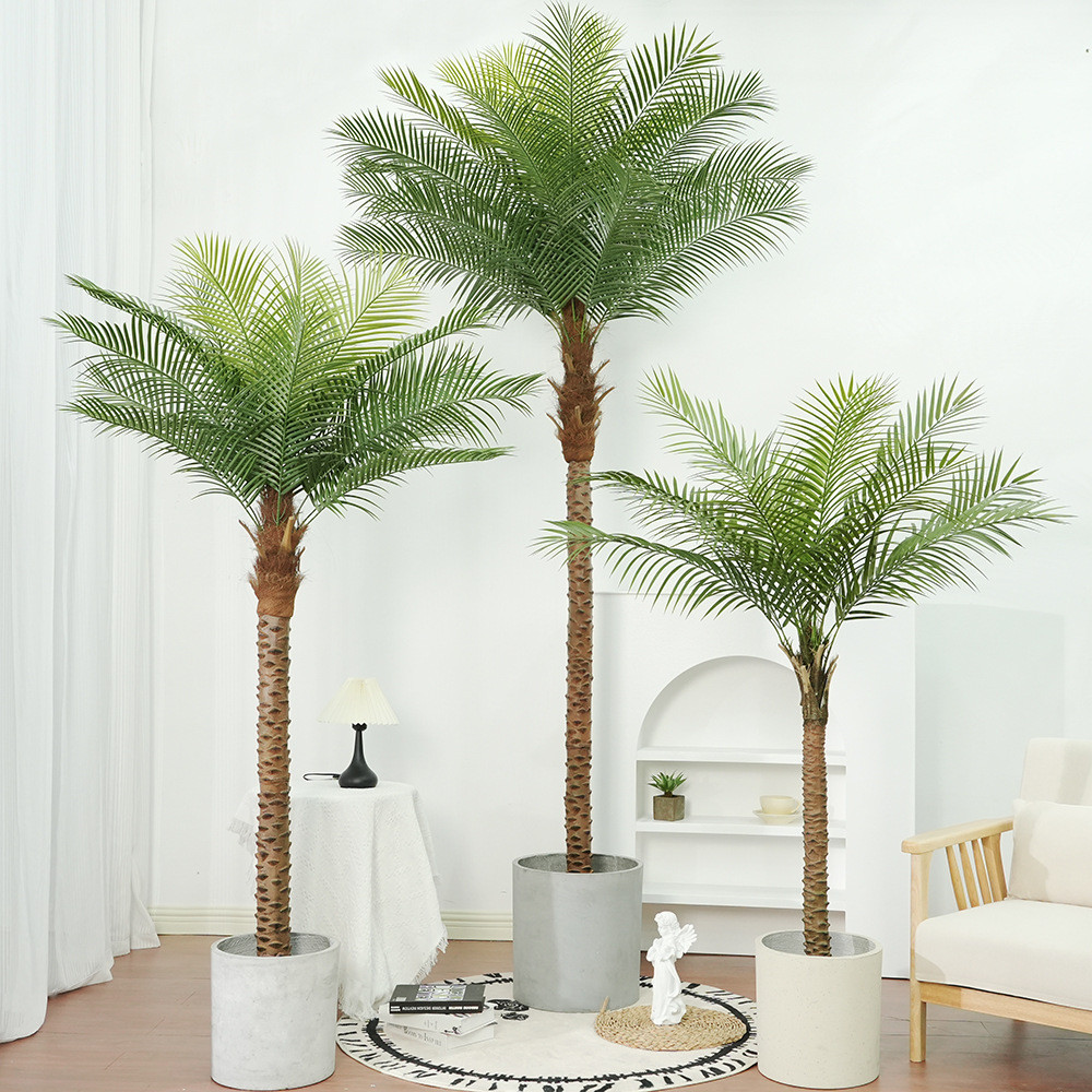 Artificial Coconut Tree Fake Plant Decor Large Indoor Palm Tree ...