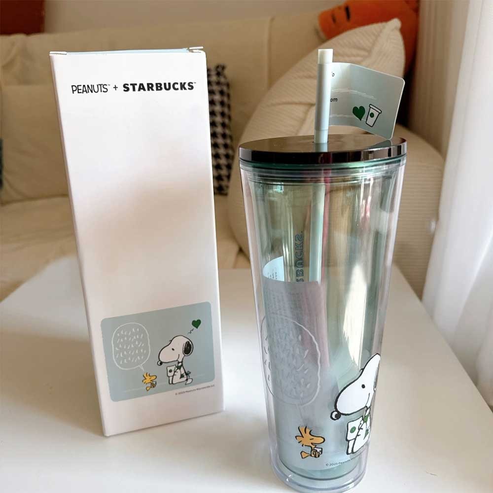 2025 Starbucks Plastic Mug Peanuts Snoopy 710ml | Shopee Malaysia