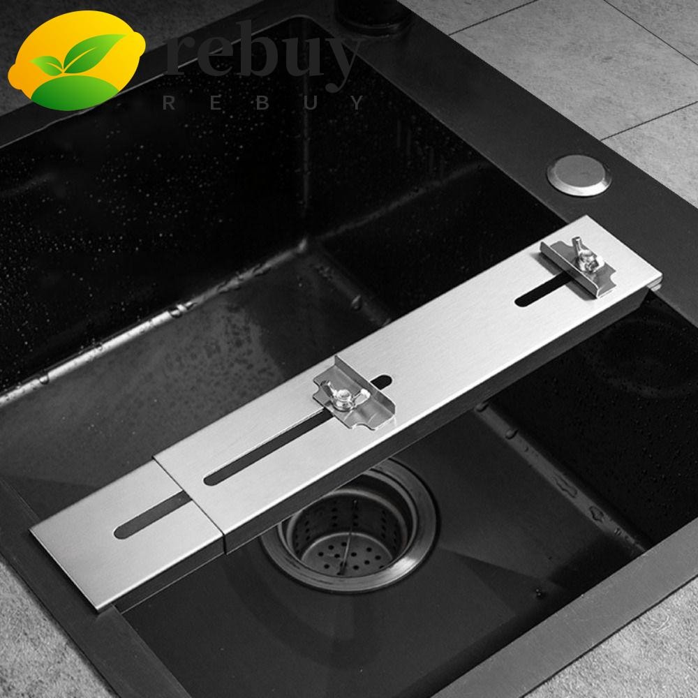 REBUY Sink Bridge Sharpening Stone Holder, Stainless Steel Anti Slip ...