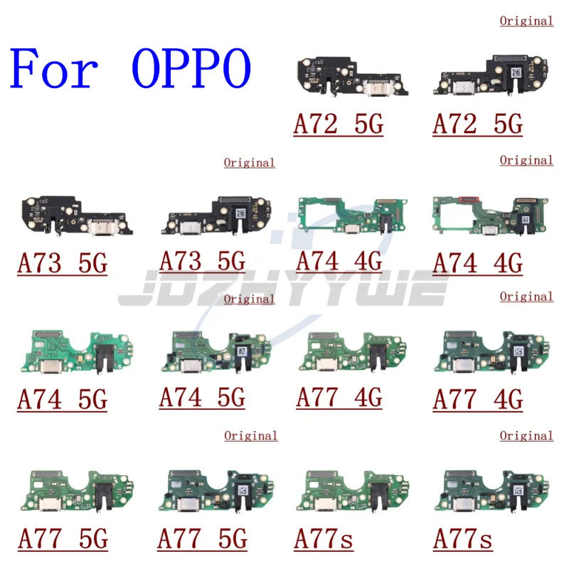 Original USB Charging Port Dock Plug Connector Charger Board Module With Microphone For OPPO A72 ...