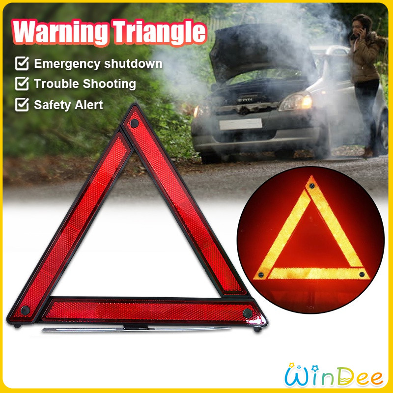 Triangle Reflective Warning Sign Car Warning Device Emergency Road ...