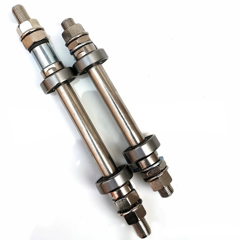 [JTFY] Bike Wheel Hub Axle Front Rear Solid Shaft Lever Solid Spindle ...