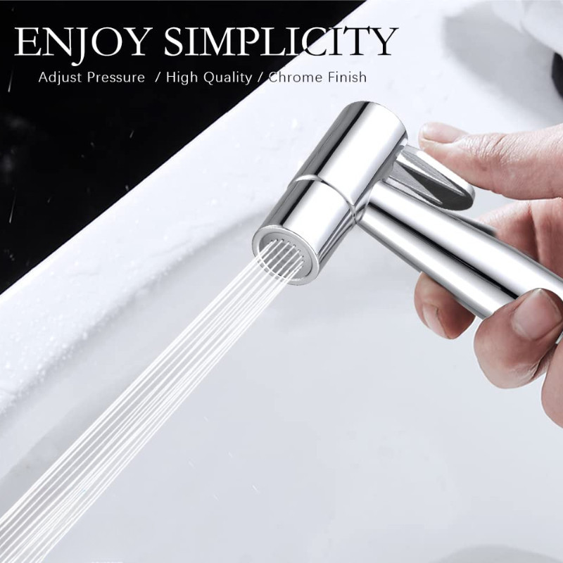 1.5m Bidet Sprayer Set Stainless Steel High Pressure Bathroom Sprayer ...