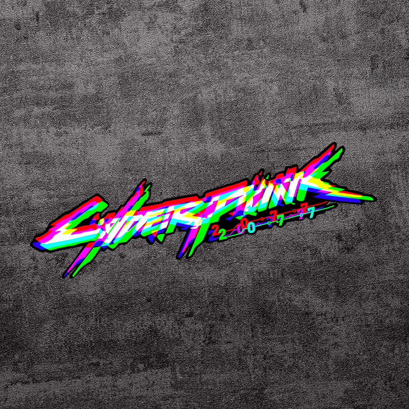 Cyberpunk 2077 Car Sticker Motorcycle Electric Body Reflective Car ...