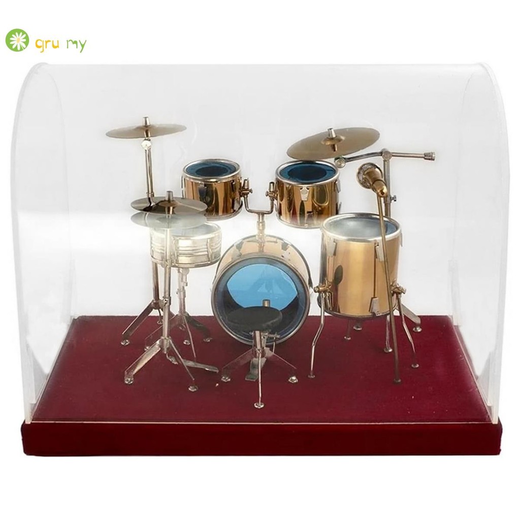 Miniature Jazz Drum Kit Model Mini Drum Cymbal Musical Instrument Model ...