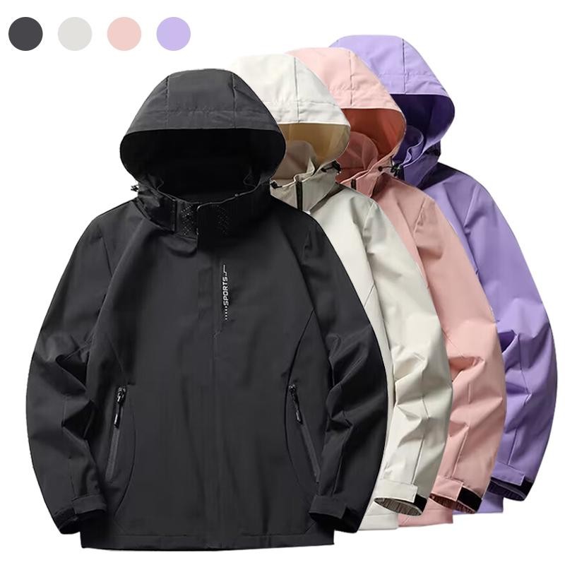 【Unisex】COD Waterproof Jacket for Women Removeable Hoodie Windproof ...