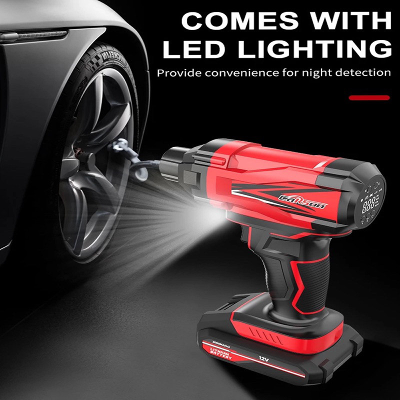 🇲🇾Portable Wireless Tire Air Compressor Inflator with Rechargeable Li ...
