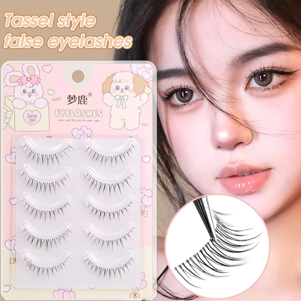 False Eyelashes - Eyes Lashes Extension - U-shaped Transparent Stems ...