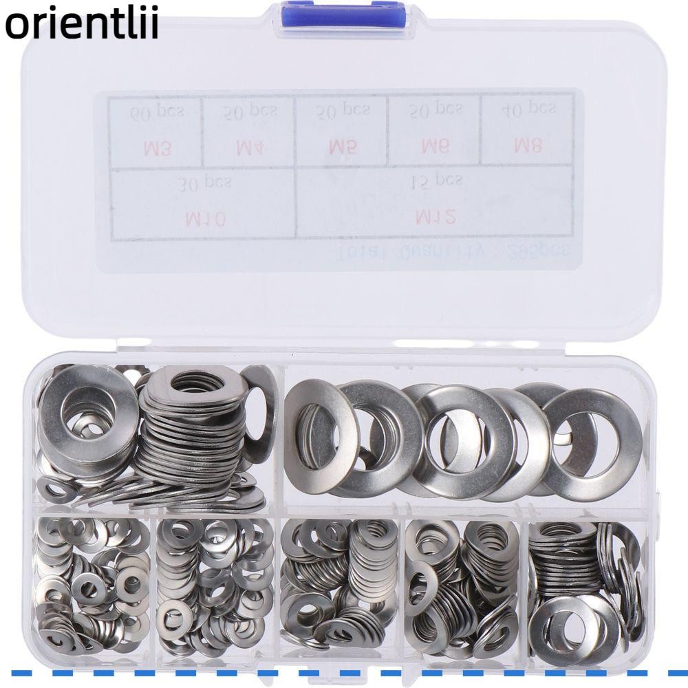 ORIENTLIIY 295Pcs Spring Wave Washer Assortment Kit, M3 M4 M5 M6 M8 M10 ...