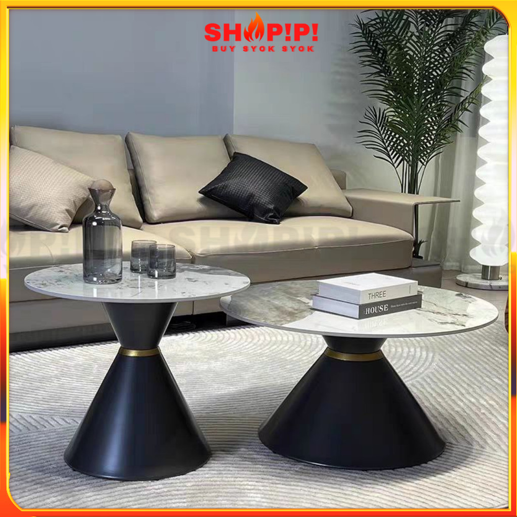Shopipi 2in1 sintered stone coffee table ceramic coffee table meja kopi ...