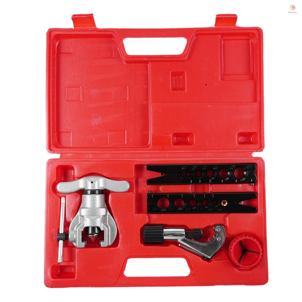 Eccentric Flaring Tools Set and Tube Cutter Kit for 6 Dies Sizes 1/4-3 ...