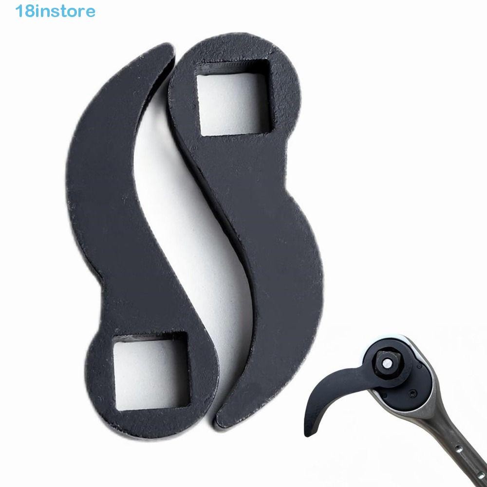 INSTORE Adjustment Wrench, 3/8 Inch 1/2 Inch Wrench Tools, Black Metal ...