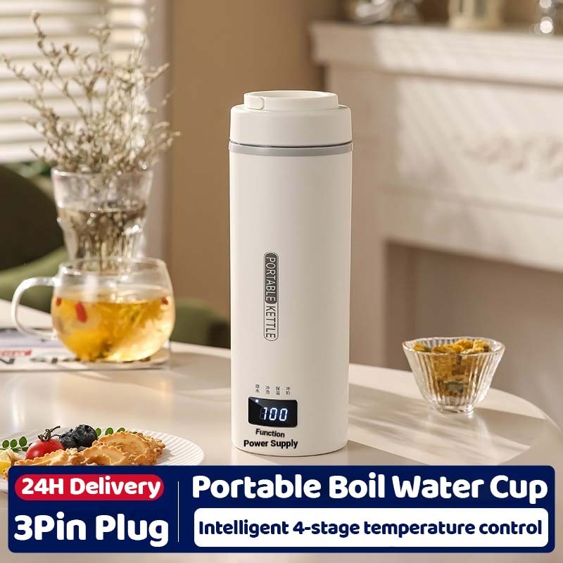 550ML Portable Boil Water Cup Travel Electric Kettle Fast Boiling ...