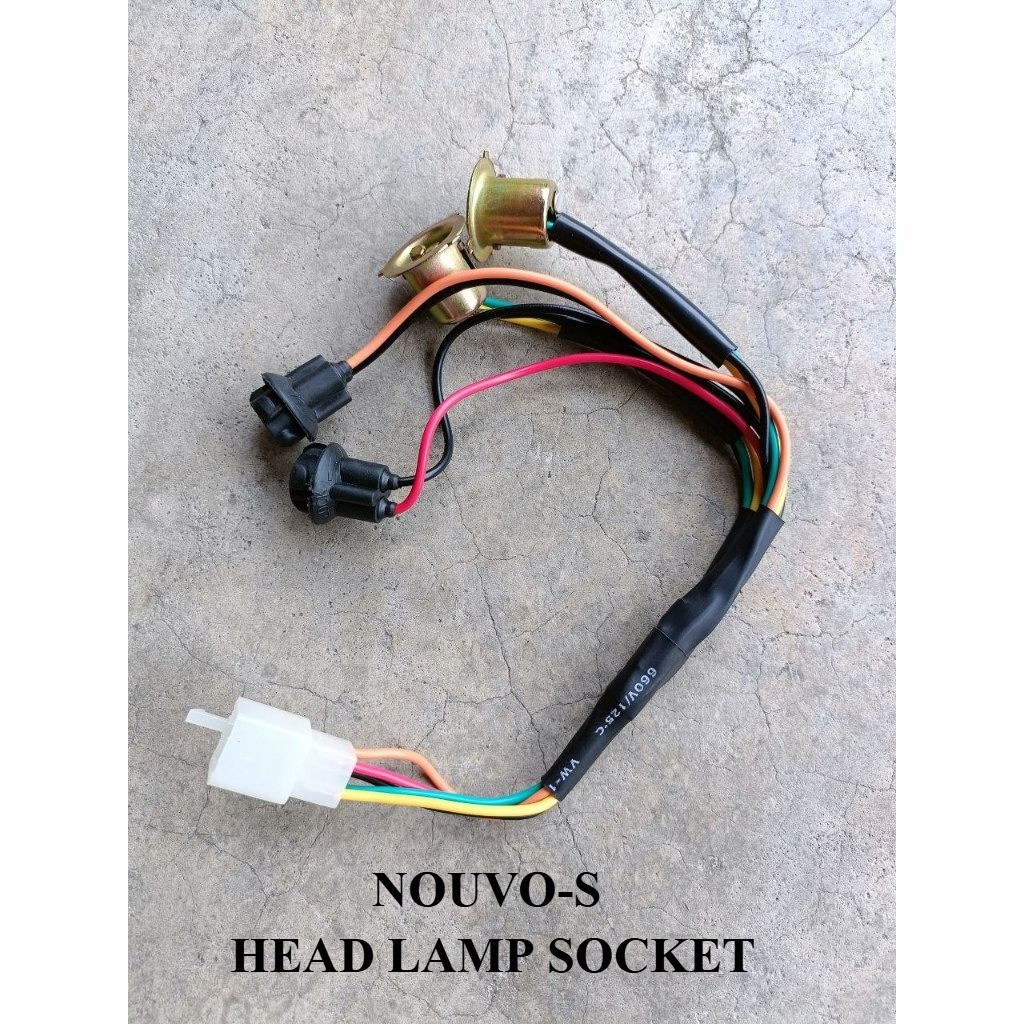 YAMAHA NOUVOS NOUVO S HEAD LAMP SOCKET SOKET LAMPU DEPAN LIGHT HOLDER WIRE | Shopee Malaysia