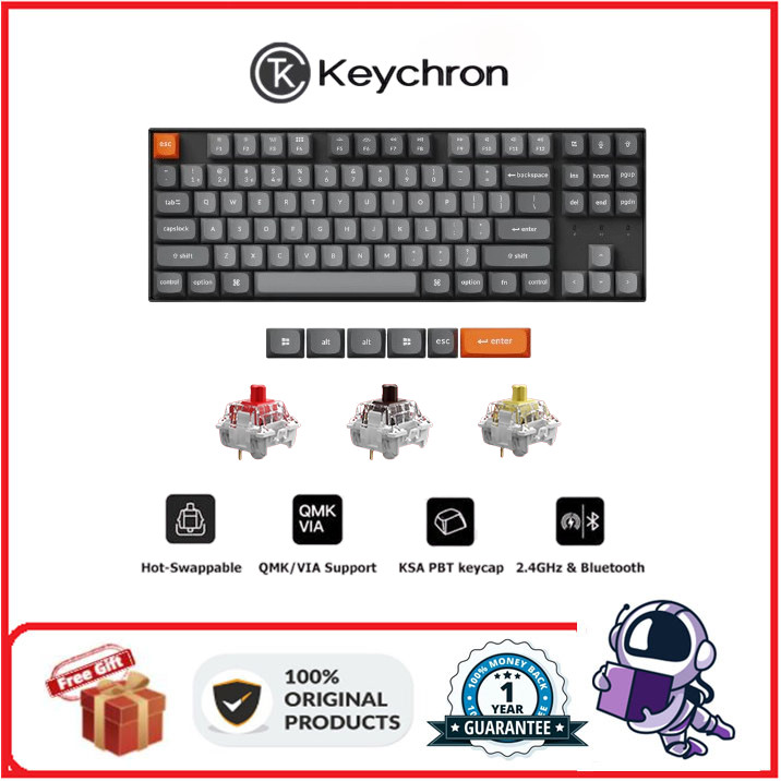 Keychron K8 Max Bluetooth wireless mechanical keyboard | Shopee Malaysia