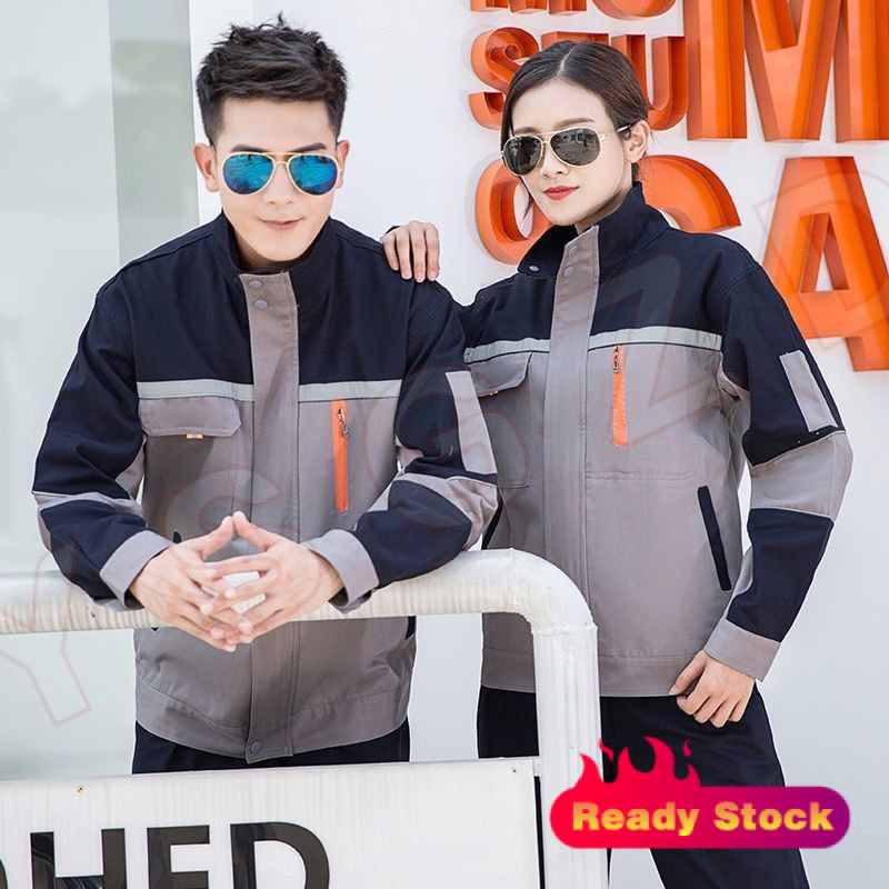 【YSGZD】Safe Jacket Safety Work Jacket Reflector Long Sleeve Workwear ...